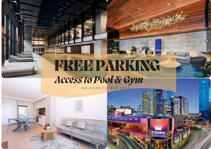 Skyline Getaway| Free Parking +Pool| Walk To Crown - Melbourne