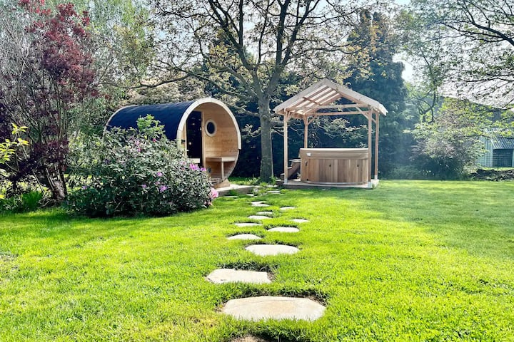 Maison Au Calme Avec Spa Privé - Provincie Luik