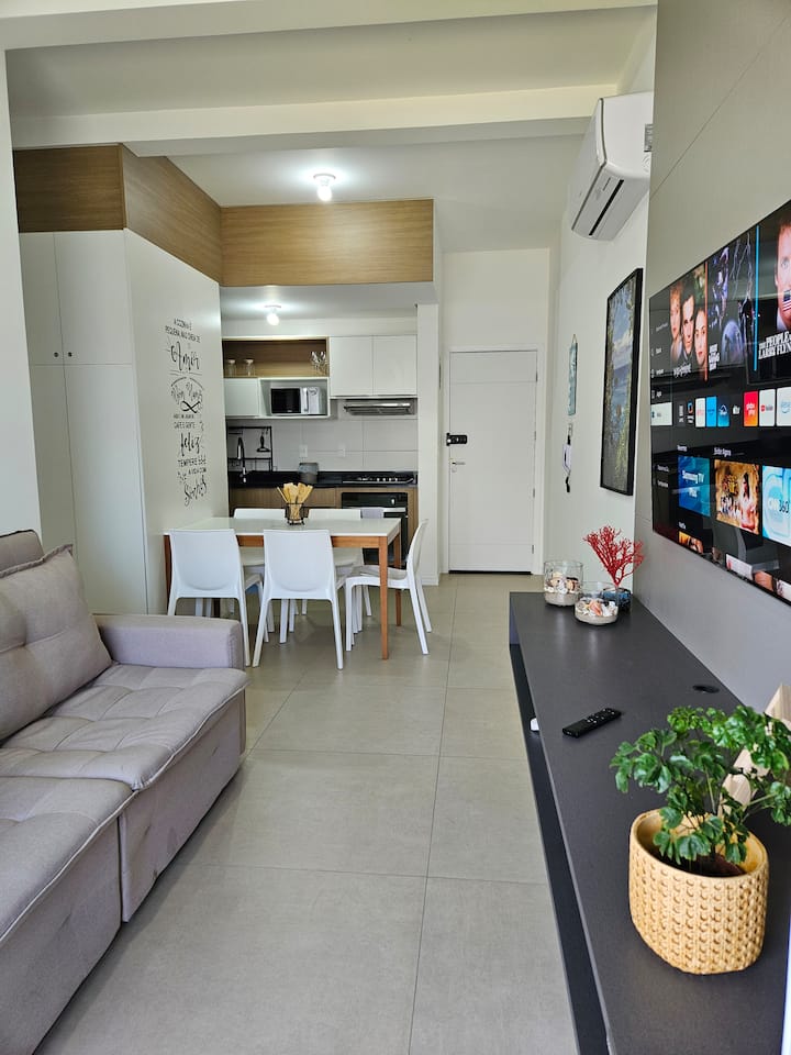 Pé Na Areia+clube: Apartamento Perfeito! - Florianópolis