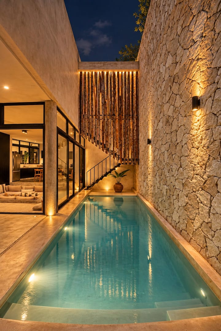 Villa De Luxe Dans La Jungle - Piscine Privée - Wi-fi Haut Débit - Tulum