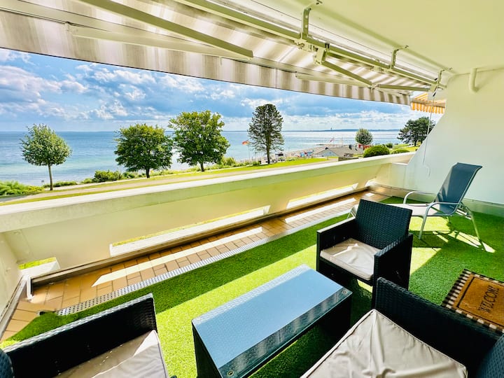 Fewo Küstenklang - 1. Reihe Meerblick Aus Dem Bett - Neustadt in Holstein