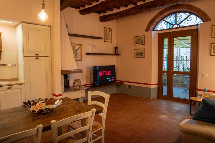 Charme Toscano A Fonterutoli Travi A Vista & Relax - Radda in Chianti