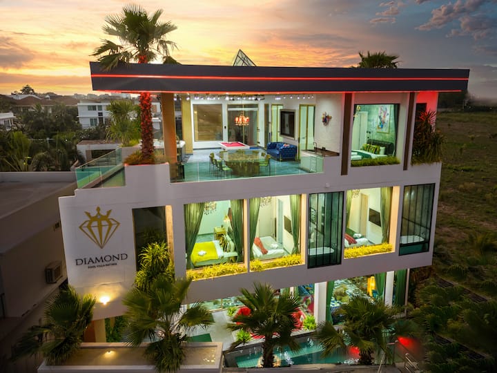 Diamond Pool Villa Pattaya 10 Bedroom, New 2025* - Pattaya City