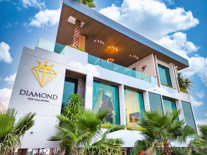 Diamond Pool Villa Pattaya 10 Bedroom, New 2025* - パッタヤー