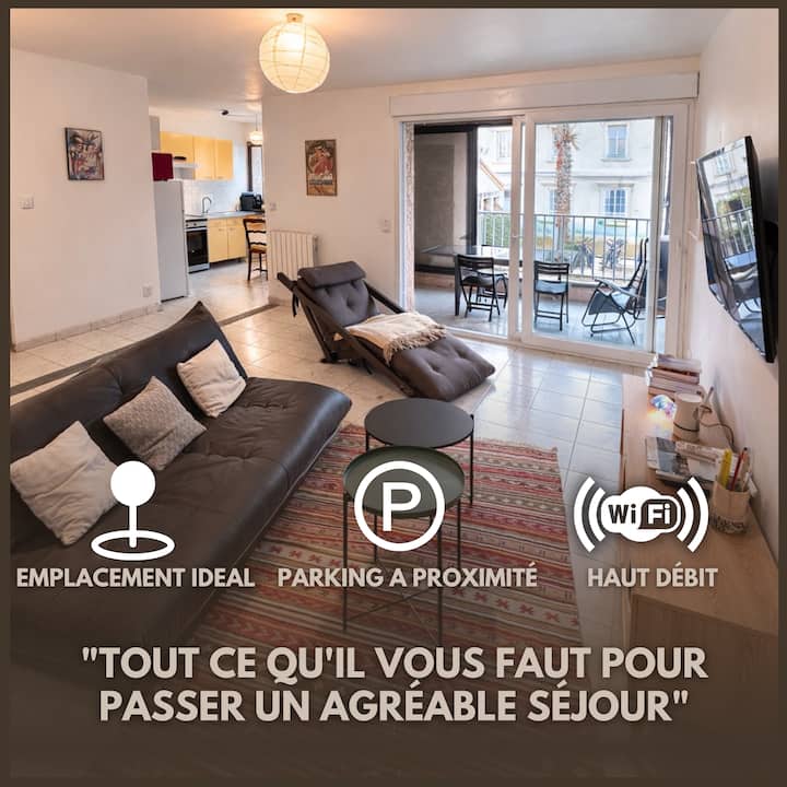 Spacieux Appartement Coeur Du Village •Wifi• Draps - Gruissan