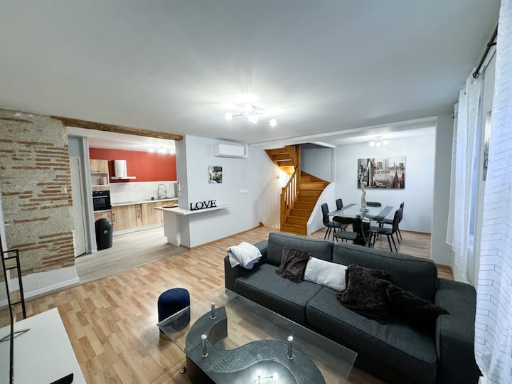 Maison 3 Chambres, Agen Centre, Climatisée, 6 Pers - Agen