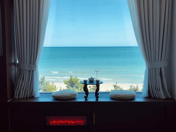 [Bc1]ㅣ눈앞이 바다!ㅣ송정 전면 오션뷰 ㅣ감성 숙소ㅣ일출맛집ㅣ최대 8인ㅣ - Busan