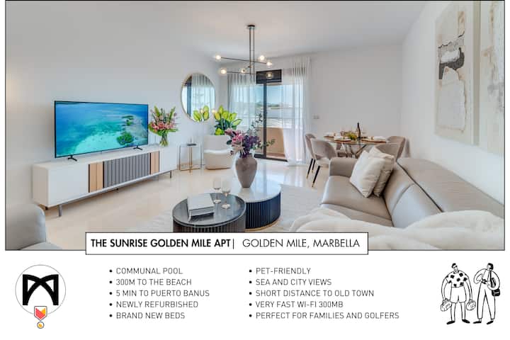 Vacation Marbella I Golden Mile, 300m Sea, New - Marbella