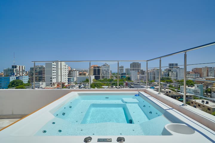 New Cozy King Bed In City Center@bellavista - Santo Domingo