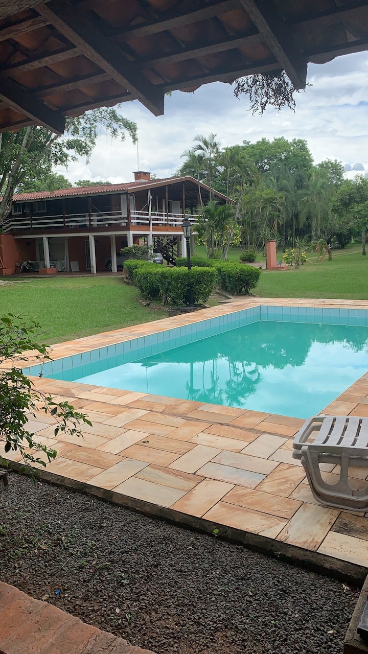 Casa De Campo Com Piscina | Próx Ao Horto E Brotas - Rio Claro