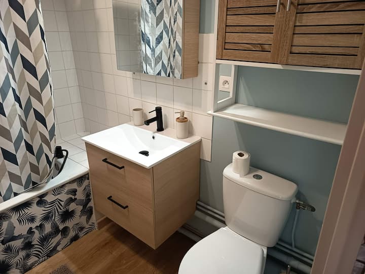 Grand T1 Cosy 40m² Proche Plage - Quartier Minimes - La Rochelle