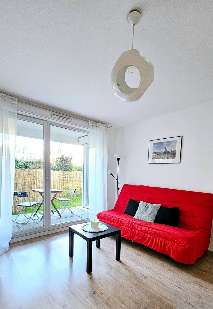 Agréable T2 Avec Terrasse Proche Gare - Linas