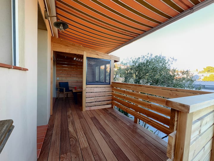 Maisonnette Climatisée Avec Terrasse Et Véranda - Ibis Styles Collioure Port Vendres