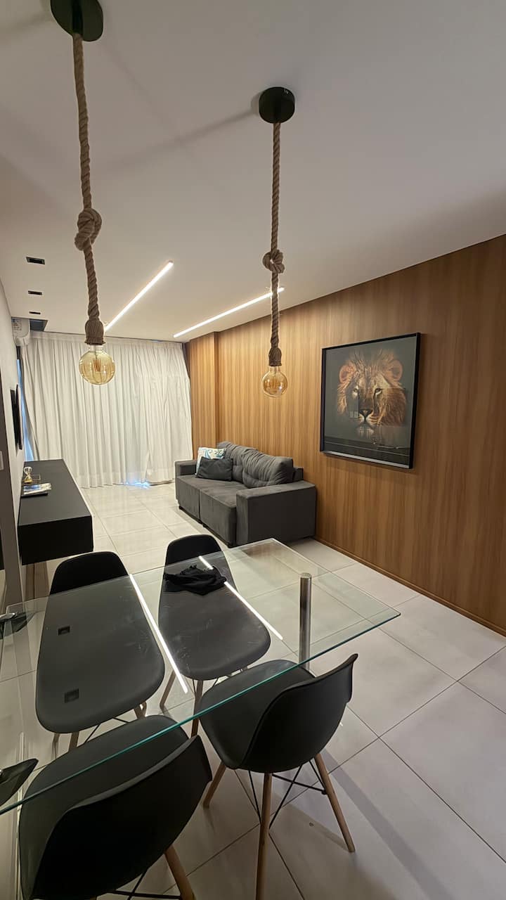 Ponta Verde Vi- 150m Praia/wifi/ar Na Sala - 마세이오