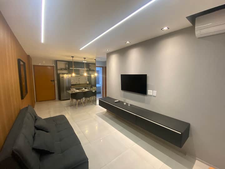 Ponta Verde Vi- 150m Praia/wifi/ar Na Sala - Maceió