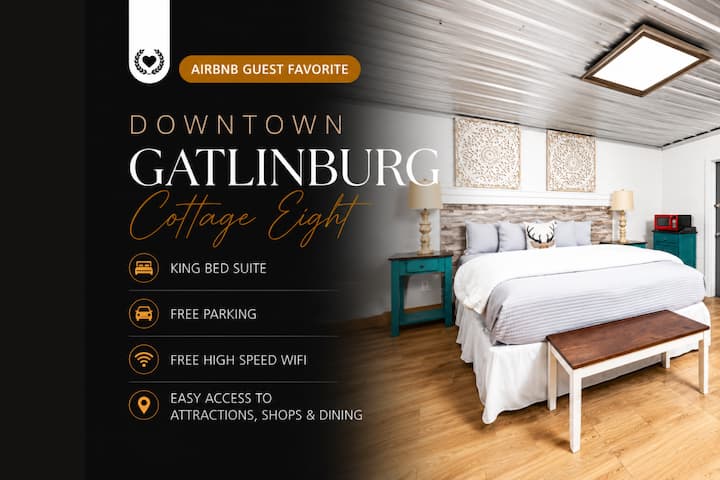 C8: King/fiberwifi/guest Fave/1 Mi To Gat Strip! - Gatlinburg, TN