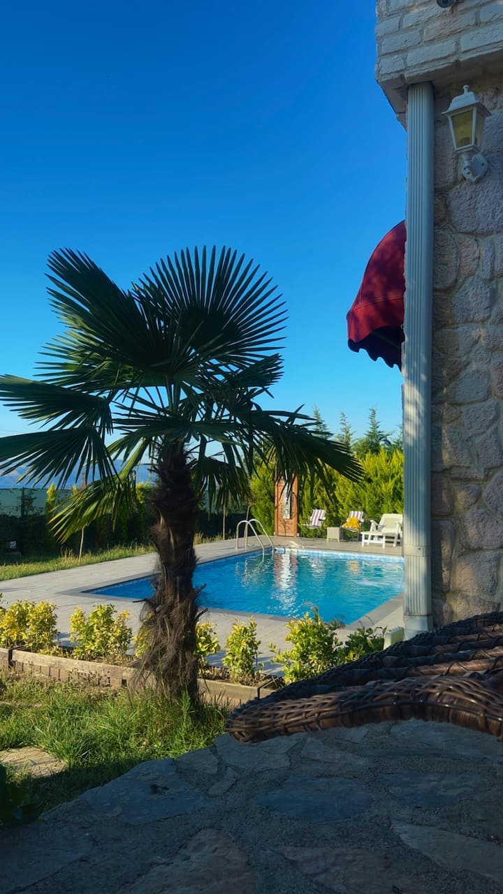 Sıcak Havuzlu Doğanın Içinde Köprü Manzaralı Villa - Kocaeli
