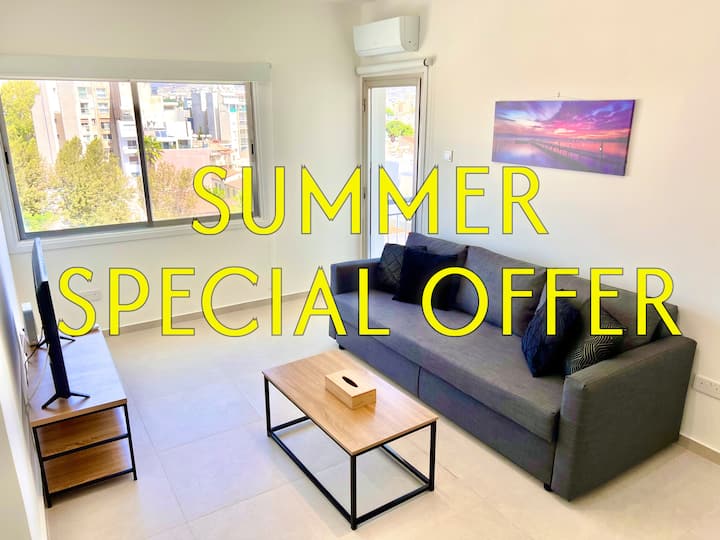 Cristiana Sea Breeze, Sleeps 3, Opposite To Beach - Limassol