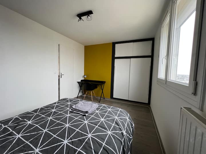 Chambre Privée Colocation Calme - Orléans