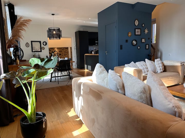 Les Libellules Appartement Cosy Avec Baignoire Spa - Dinan