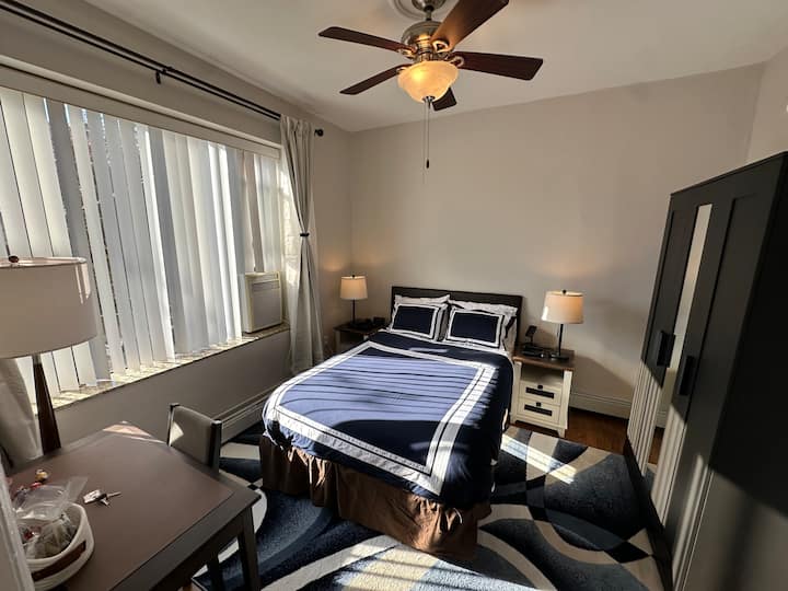 Chic Private Room | Fast Wifi, Desk & Near To Nyc - Nueva York