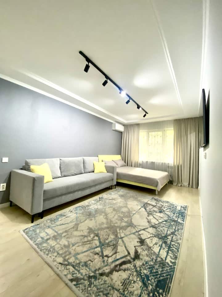 3х комнатная, Серые апартаменты - Kazakhstan