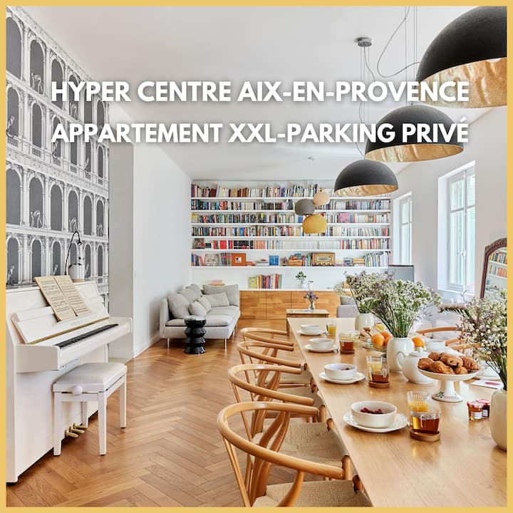 Hyper Centre*4 Chambres* Pièce à Vivre Xxl*parking - エクサン・プロバンス