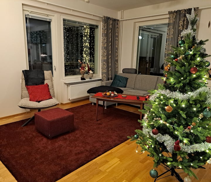 White Snow Home,
2 Bedrooms, Sauna, Free Parking - 羅瓦涅米