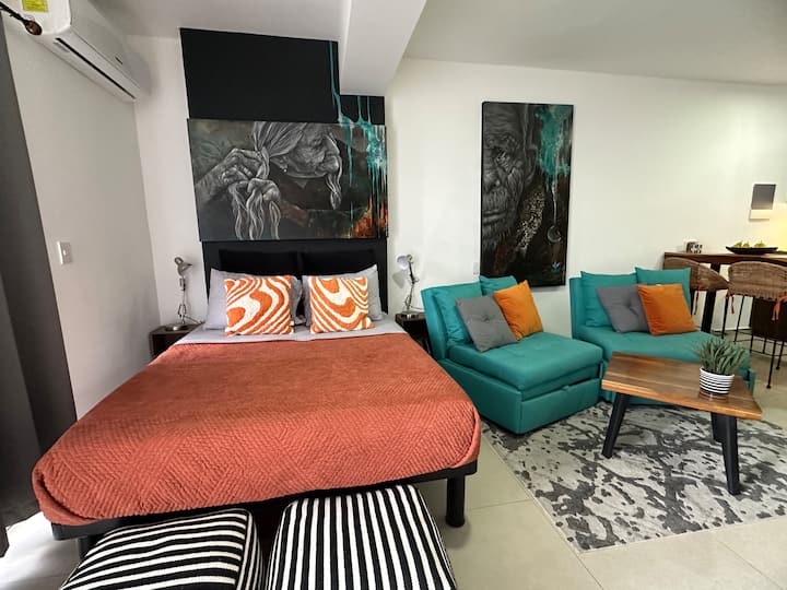 Hermoso Y Cómodo Estudio Colibri - 플라야 델 카르멘