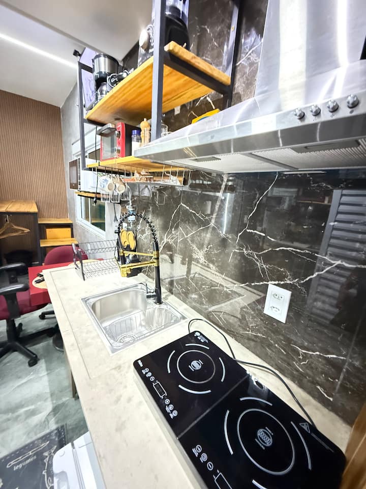 Cozy Loft, Air Conditioning, Wi-fi, Tv, Kitchen - Nova Iguaçu