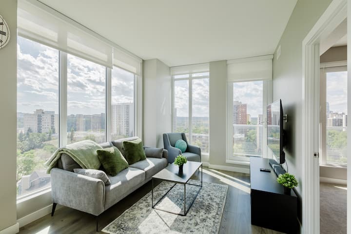 Luxury 2bed 2bath, King Bed, Dt Views - アルバータ