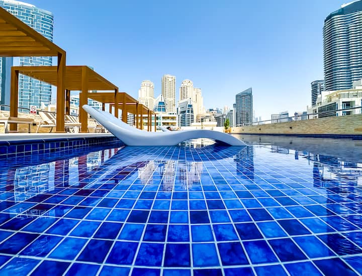 Luxury Studio | Marina View | New Furnishings - Dubaj