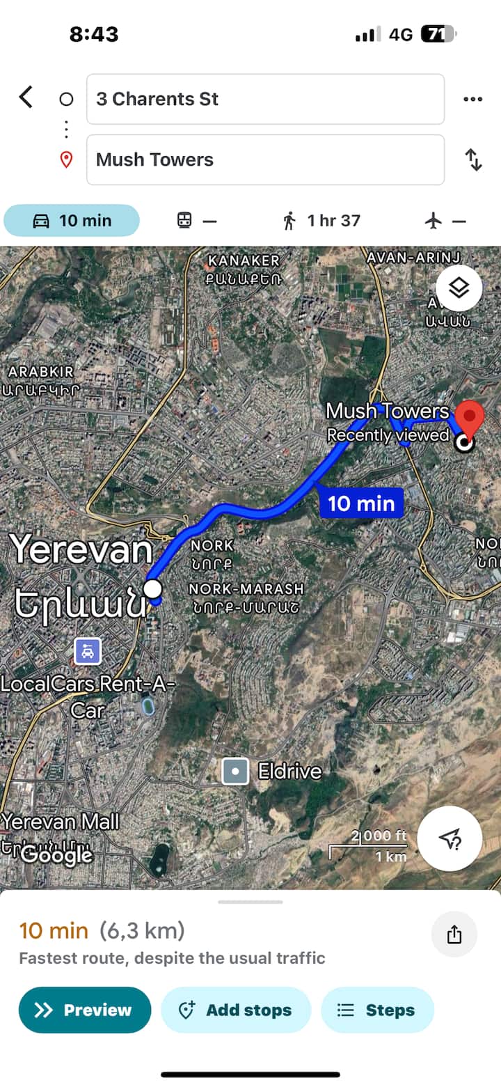 65 Meter Brand New Loft Spacious Mega Mall - Armenia