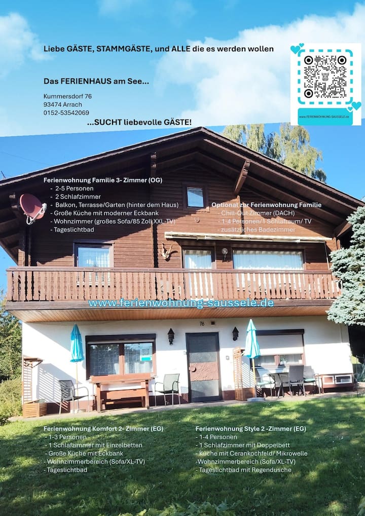 Ferienwohnung 2-zimmer Komfort - Bad Kötzting