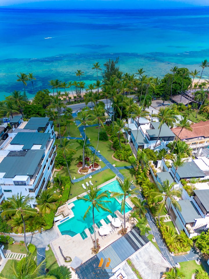 Apt Standing Vue Mer / 20m Plage / Piscines / Wifi - Caribbean