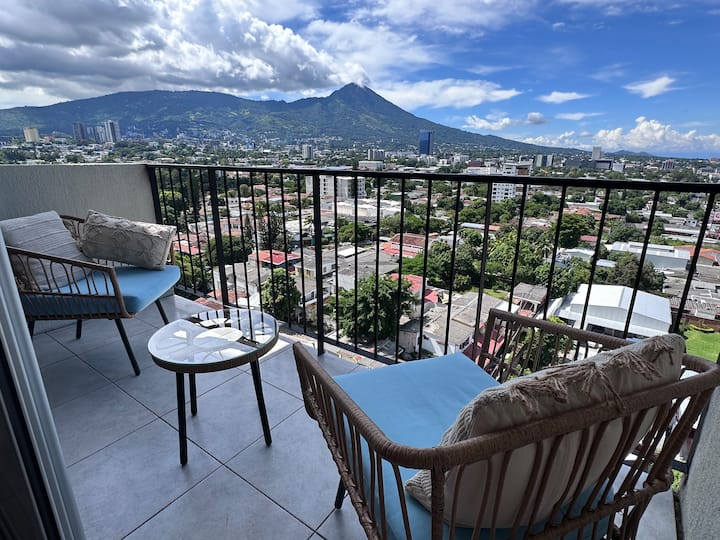 Vista 360° Piso 17 • Alberca • Gimnasio • Estadio - San Salvador