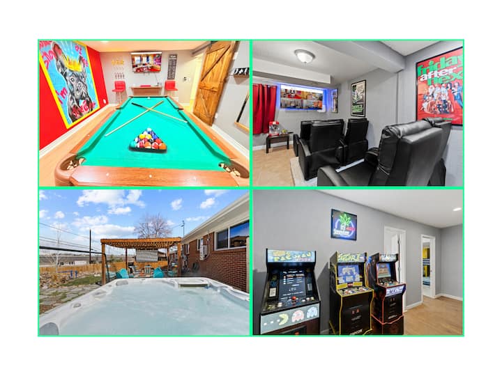 Hottub Ps5 Arcade Pooltable Theater 420friendly - Denver, CO