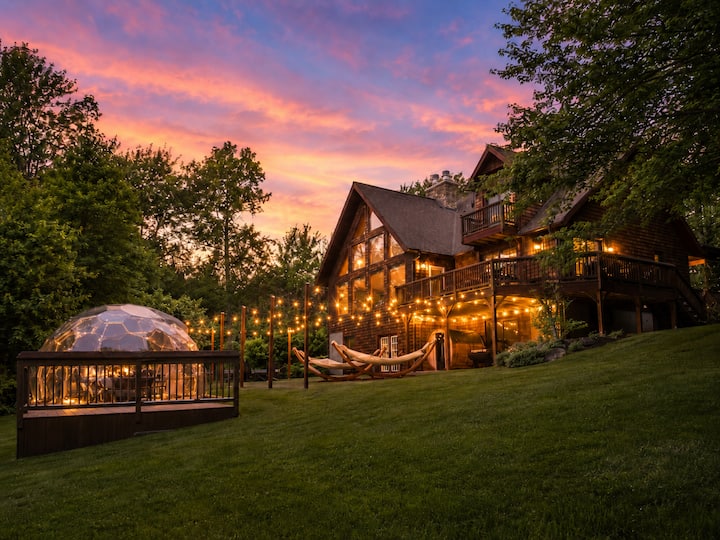 Stargazing Dome|sauna|firepit|hottub|pet Frndly - State of New York