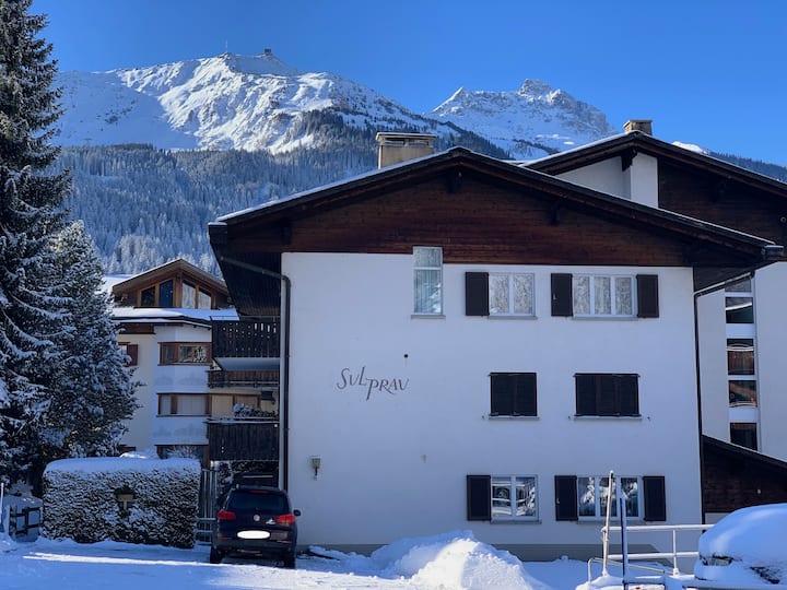 3½-zi-wohnung Mit Bergblick & Top Lage In Klosters - Klosters-Serneus
