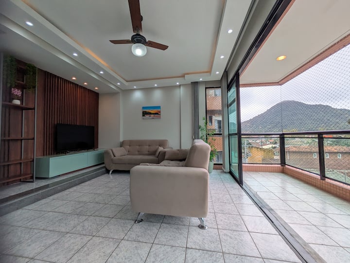 123m², 3 Bedrooms, Beautiful View In Canto Do Forte - Santos