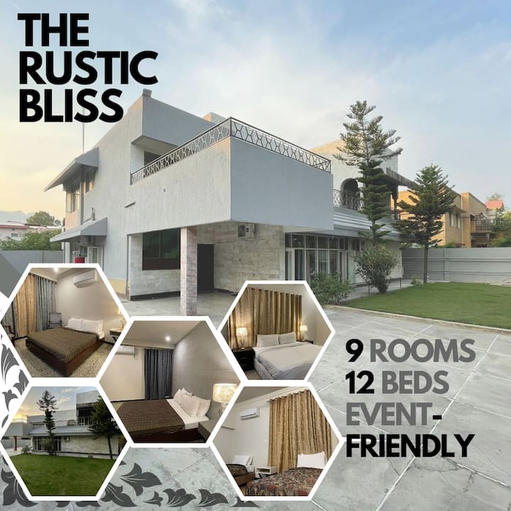The Rustic Bliss |9bhk|f-8/3| Entire Place | Isb - Iszlámábád