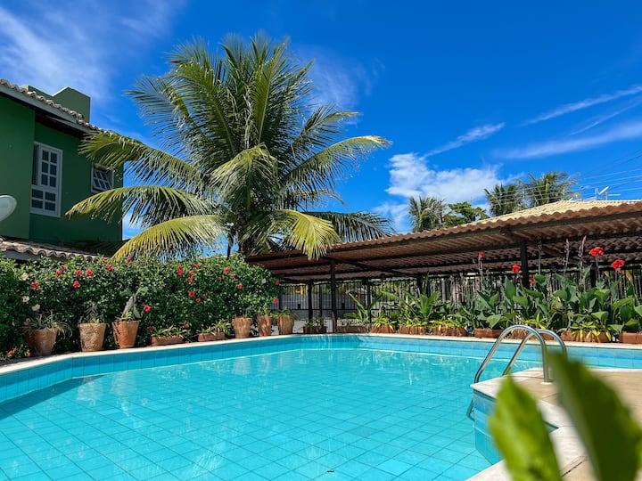 550m Da Praia; 2 Quartos; Wifi 300mbs; Piscina; Ch - Porto Seguro