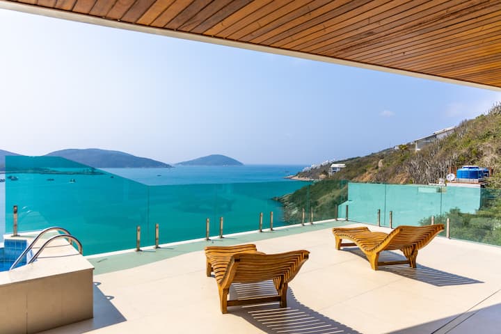 Casa Farol Do Atalaia Com Vista Para O Mar - Arraial do Cabo