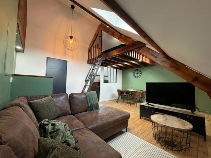 Le Havre Des Toits - Cosy Tout éQuipé - Boulogne-sur-Mer