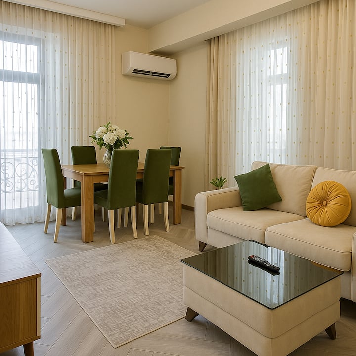 Spacious & Stylish | 3 Ac • Balcony • City Center - Baku