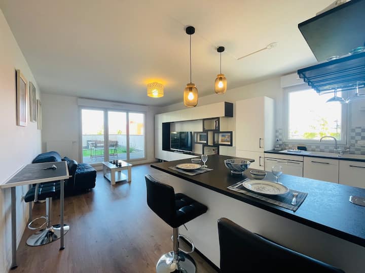 Casa Bella : Premium Avec Terrasse & Parking - Angers