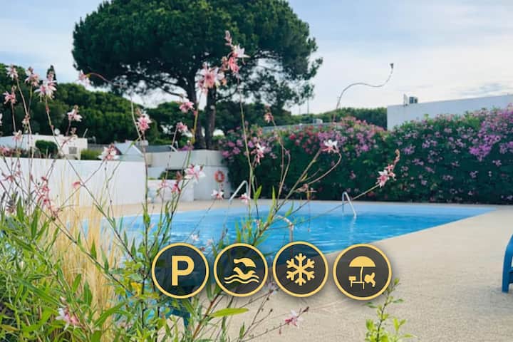 Maison 2ch + Coin Nuit Piscine-parking-wifi - La Grande-Motte