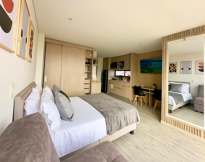 Comodidad Y Estilo Apartaestudio En Corferias - Bogota