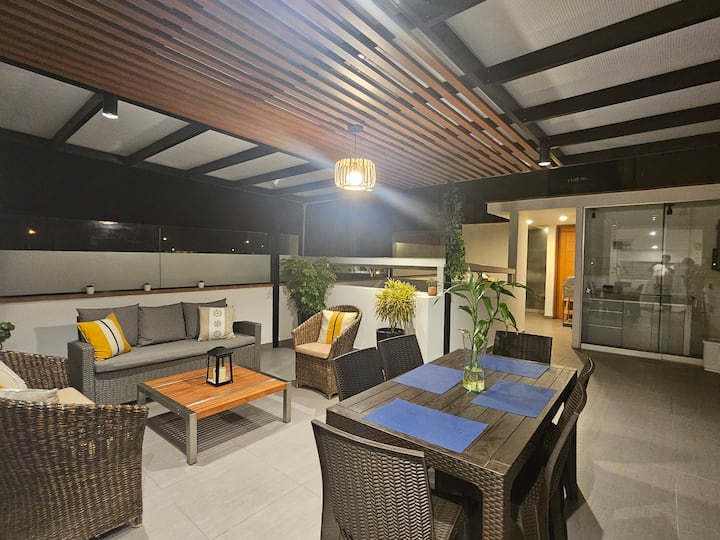 Apartamento Con Terraza Rooftop Y Parrilla - ペルー