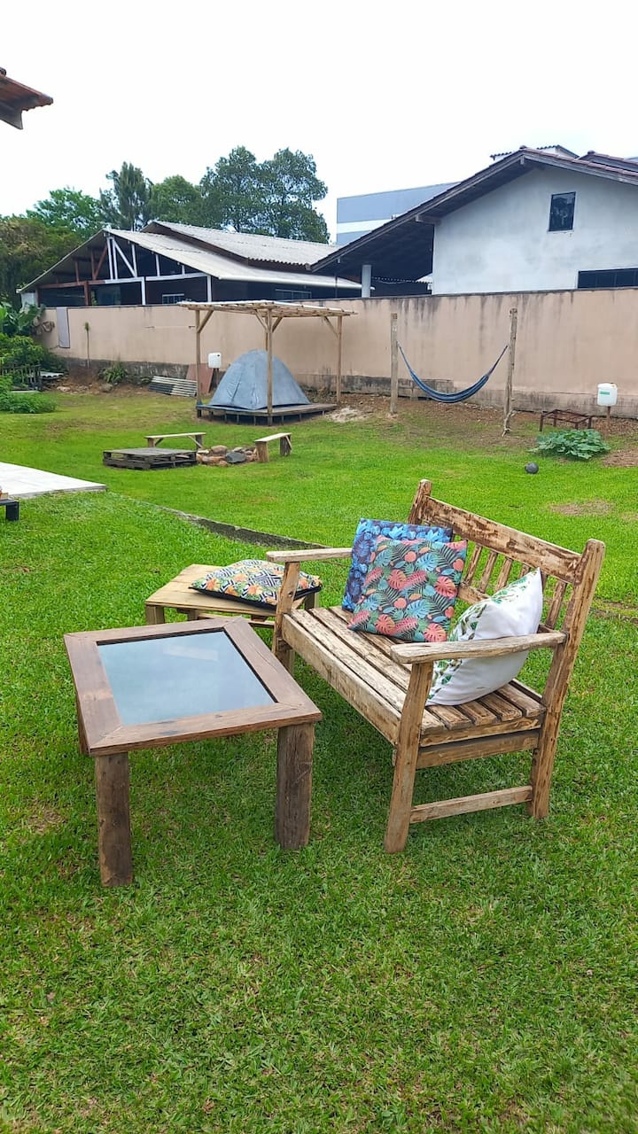 "Lá Casita" Camping Urbano - Navegantes